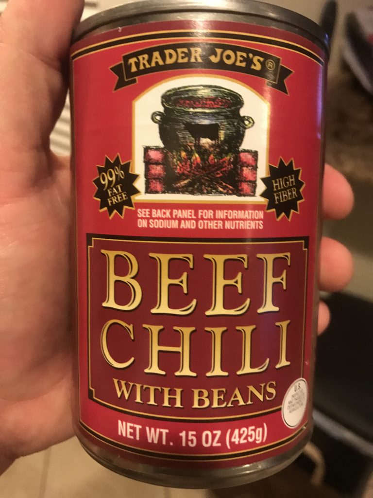 Canned Chili Challenge #3: Trader Joe's Beef Chili - Sarasota Wings News & Reviews