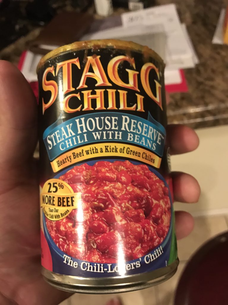 Canned Chili Challenge #5: Stagg's Steak House Reserve - Sarasota Wings ...
